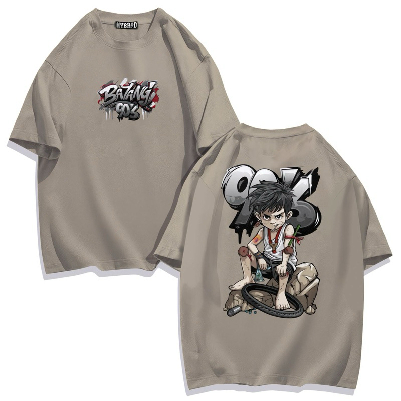 90’s batang design oversized tshirt basic cotton t-shirt fashion unisex ...