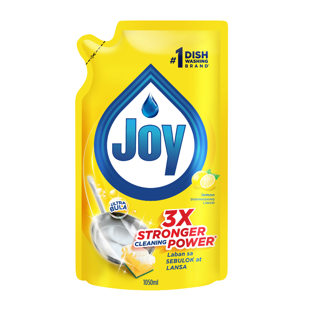 Joy Dishwashing Liquid Lemon 1050ml Refill | Shopee Philippines