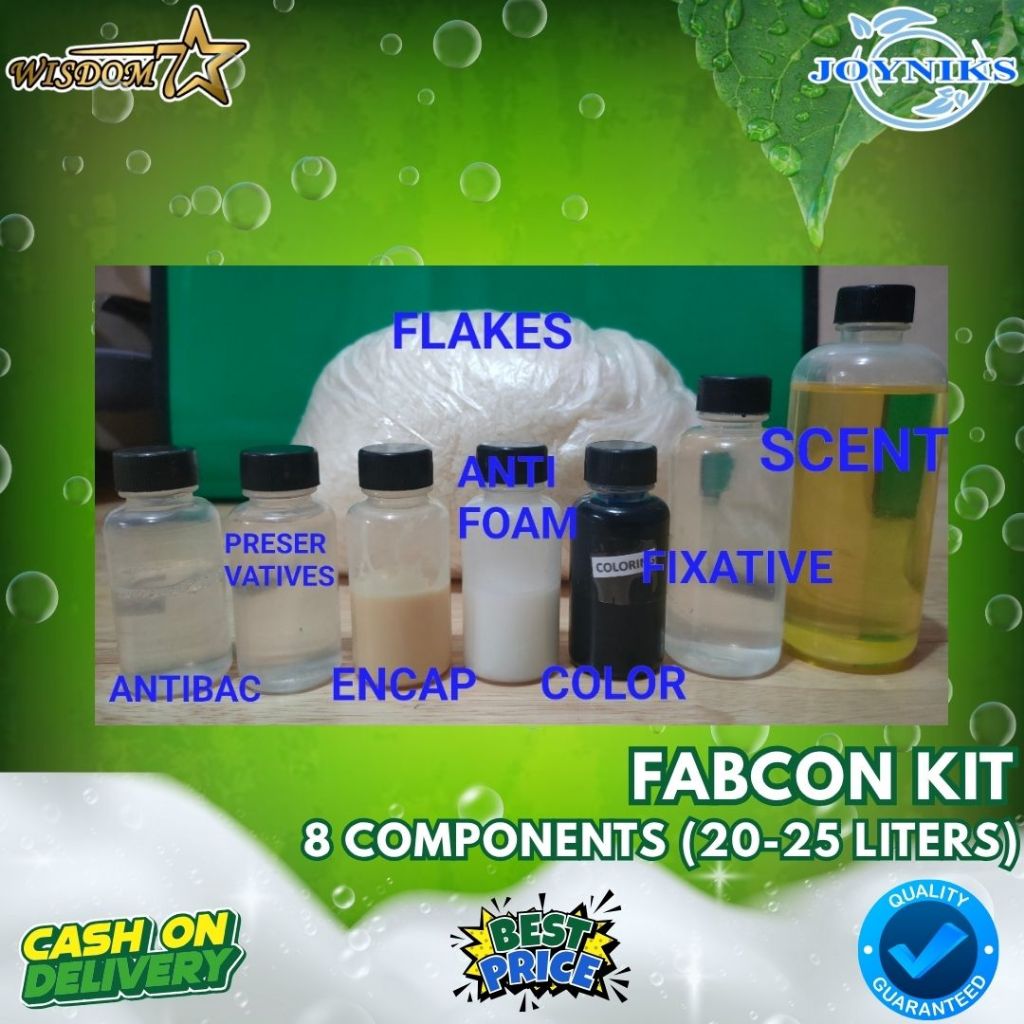 FABCON KIT 20-25 LITERS YIELD LONG LASTING FRAGRANCE | Shopee Philippines