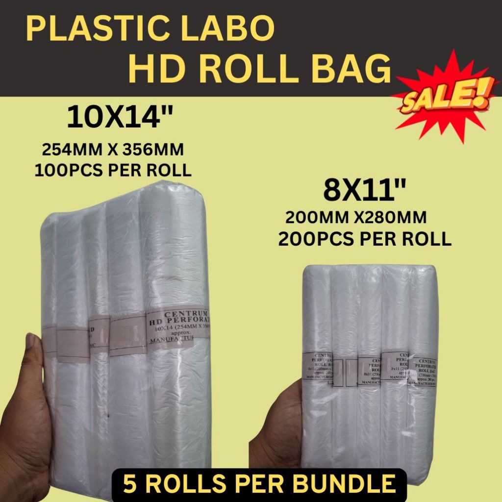 Plastic Labo All Purpose HD Roll Bag Plastic Bag ( Plastic Ulam Bag ...