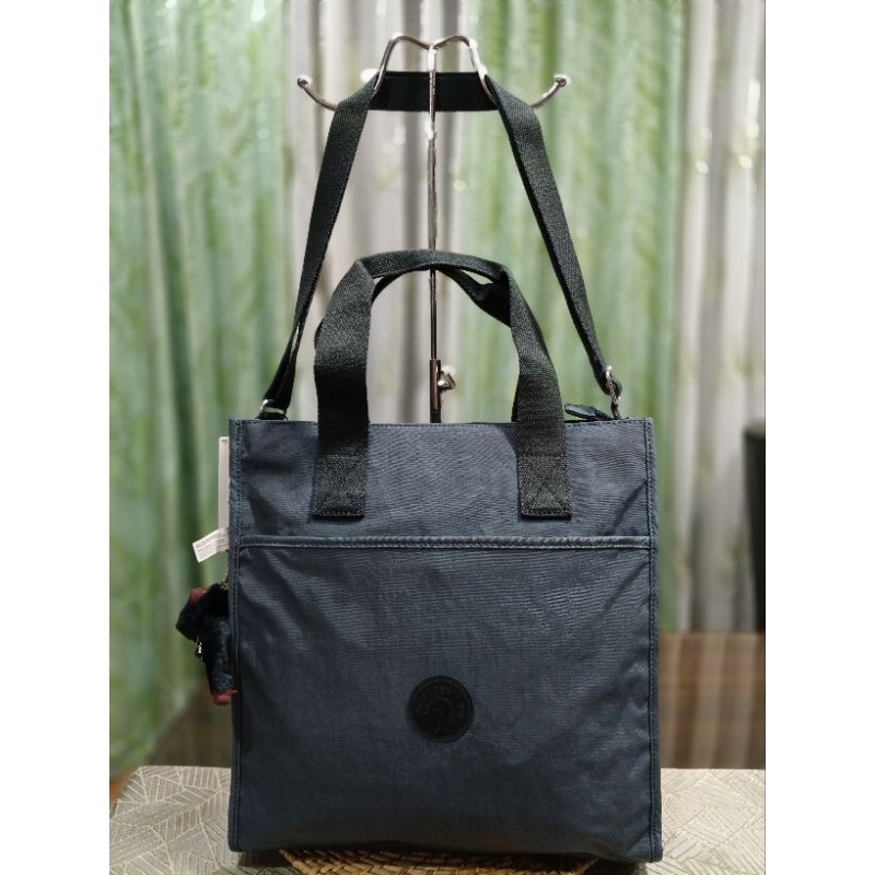 Kipling #Inara Large Crossbody Tote Bag in Nocturnal Grey | Shopee ...