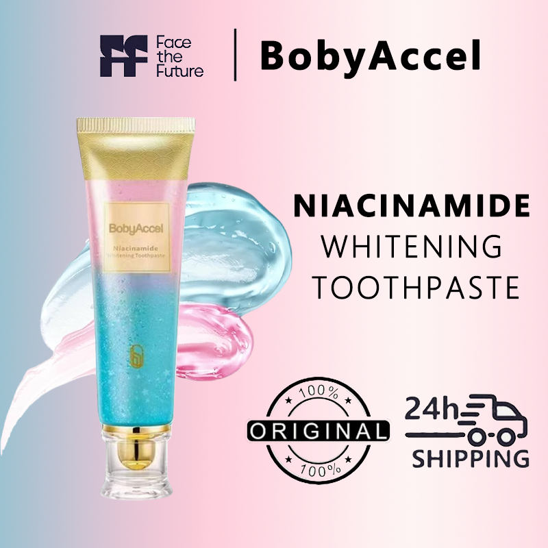 BobyAccel Niacinamide Whitening Toothpaste Intensive Whitening Complete Care Repair Stain ...