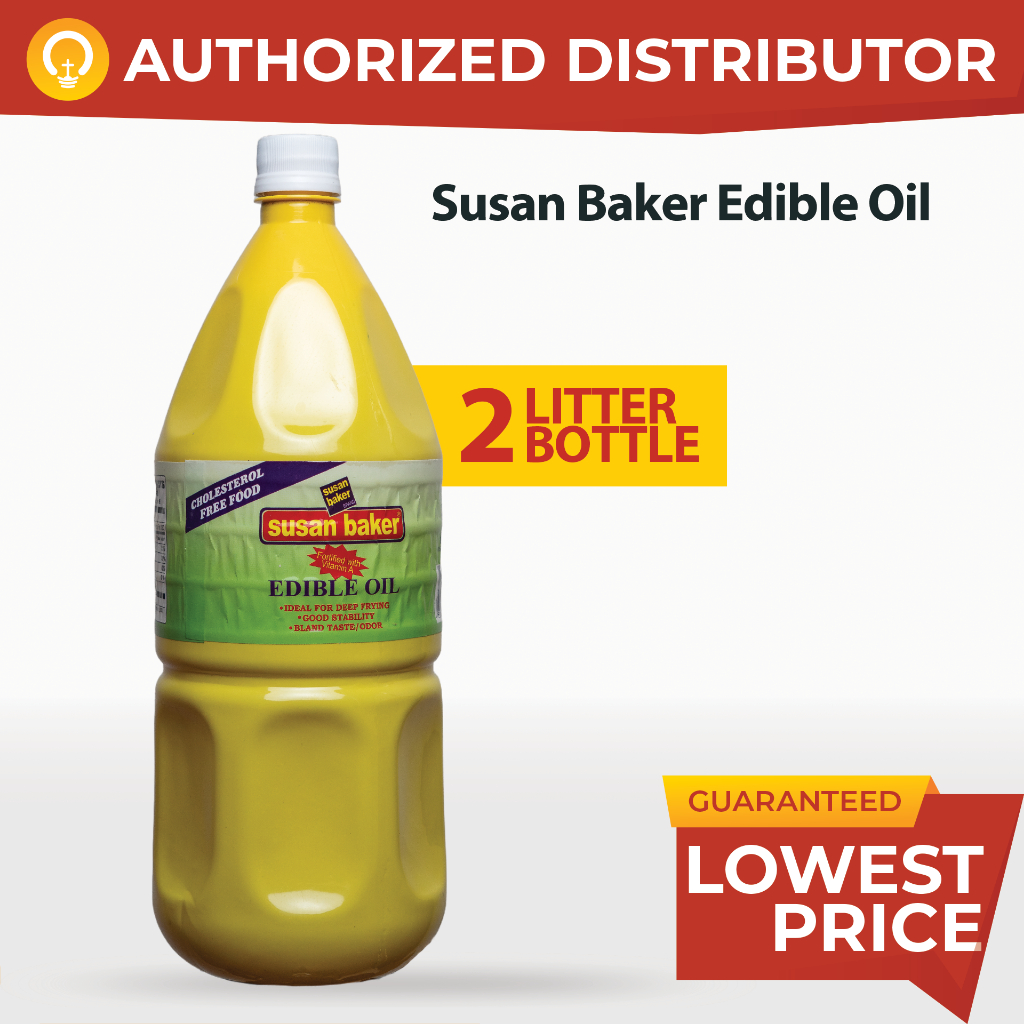 Susan Baker Pure Edible Oil 500ml/1L/2L/0.5G – Vegetable Cooking Oil ...