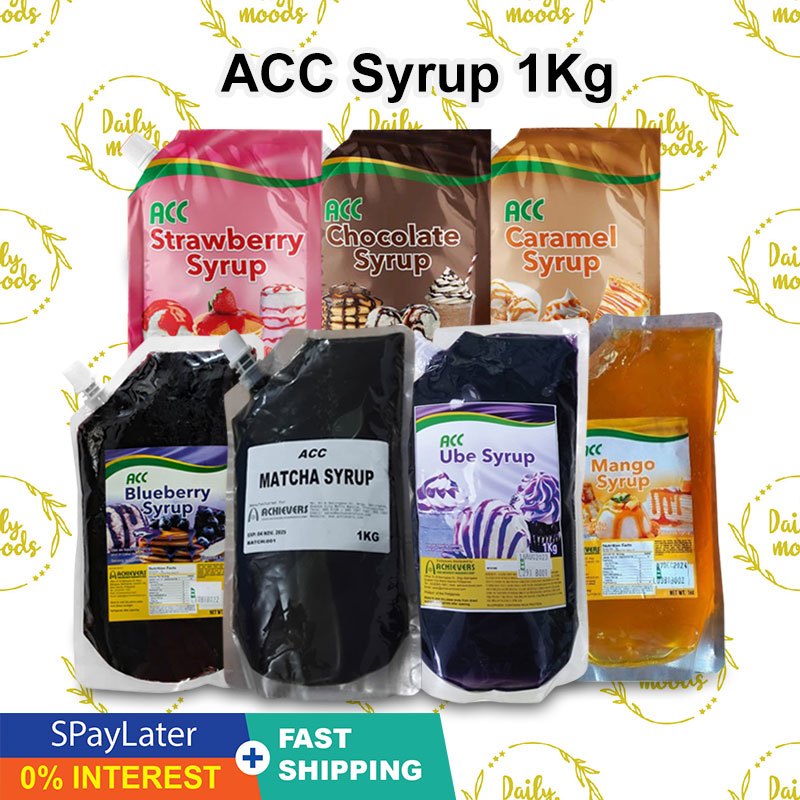 ACC Syrup 1kg best for ice cream, waffle & more | Shopee Philippines