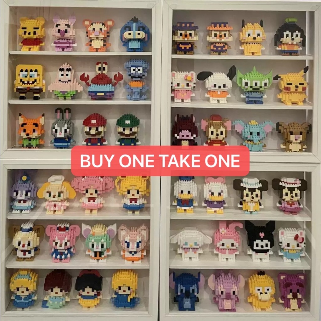 BUY ONE TAKE ONE Mini Building Block Assembling Educational Toys Sanrio ...