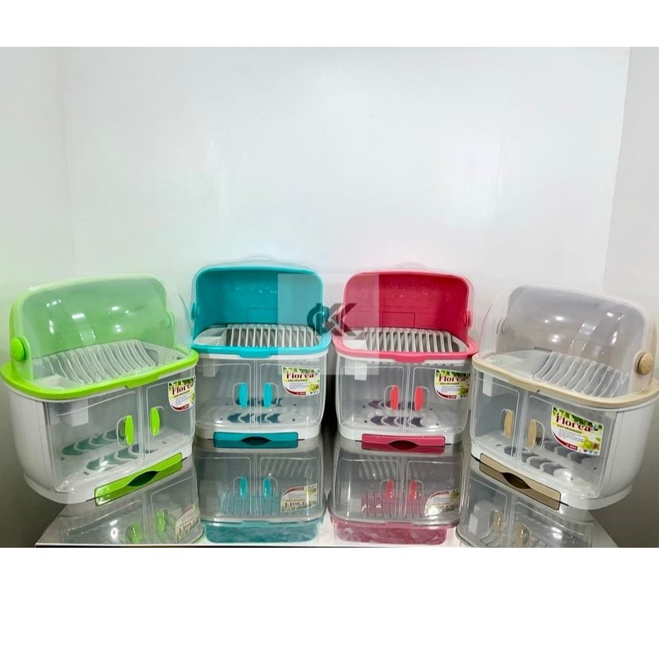 UNIGLOBAL High Quality Mini Dish Drainer Dish Rack with Cover Plate ...