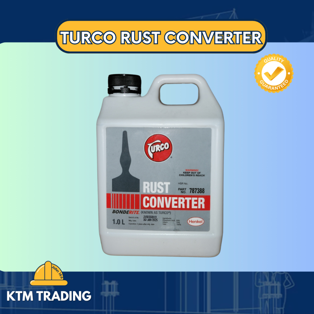 Turco Rust Converter (Kalawang Remover, Alis Kalawang) 1Liter | Shopee ...