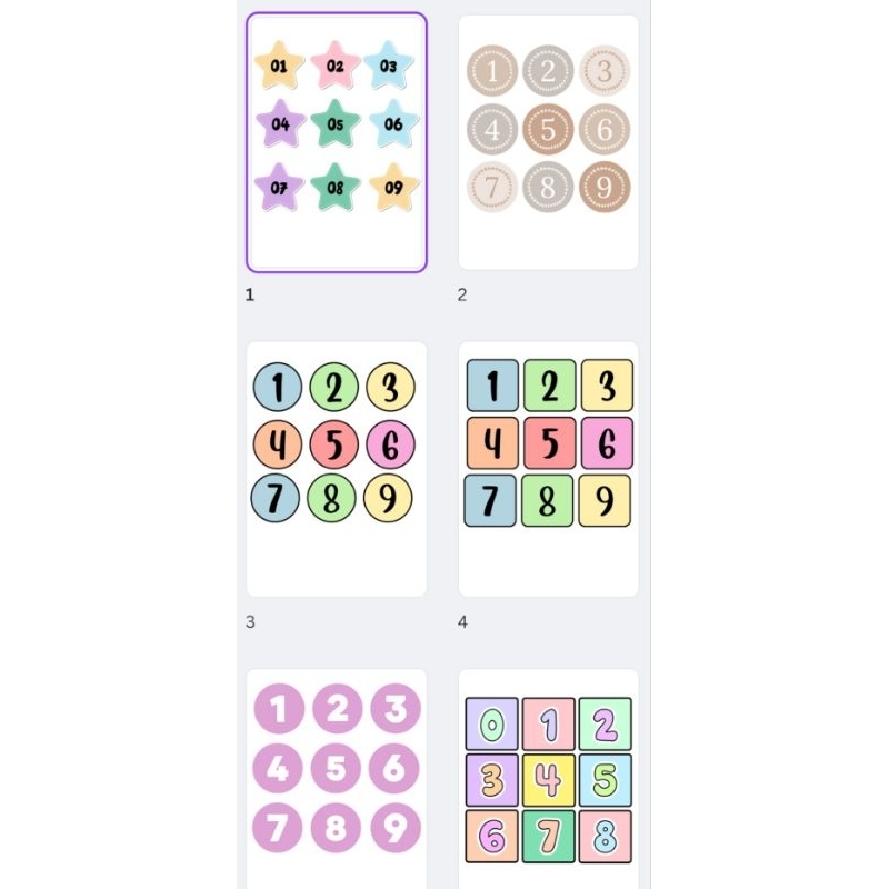 Number Label for Books or Notebooks | Shopee Philippines