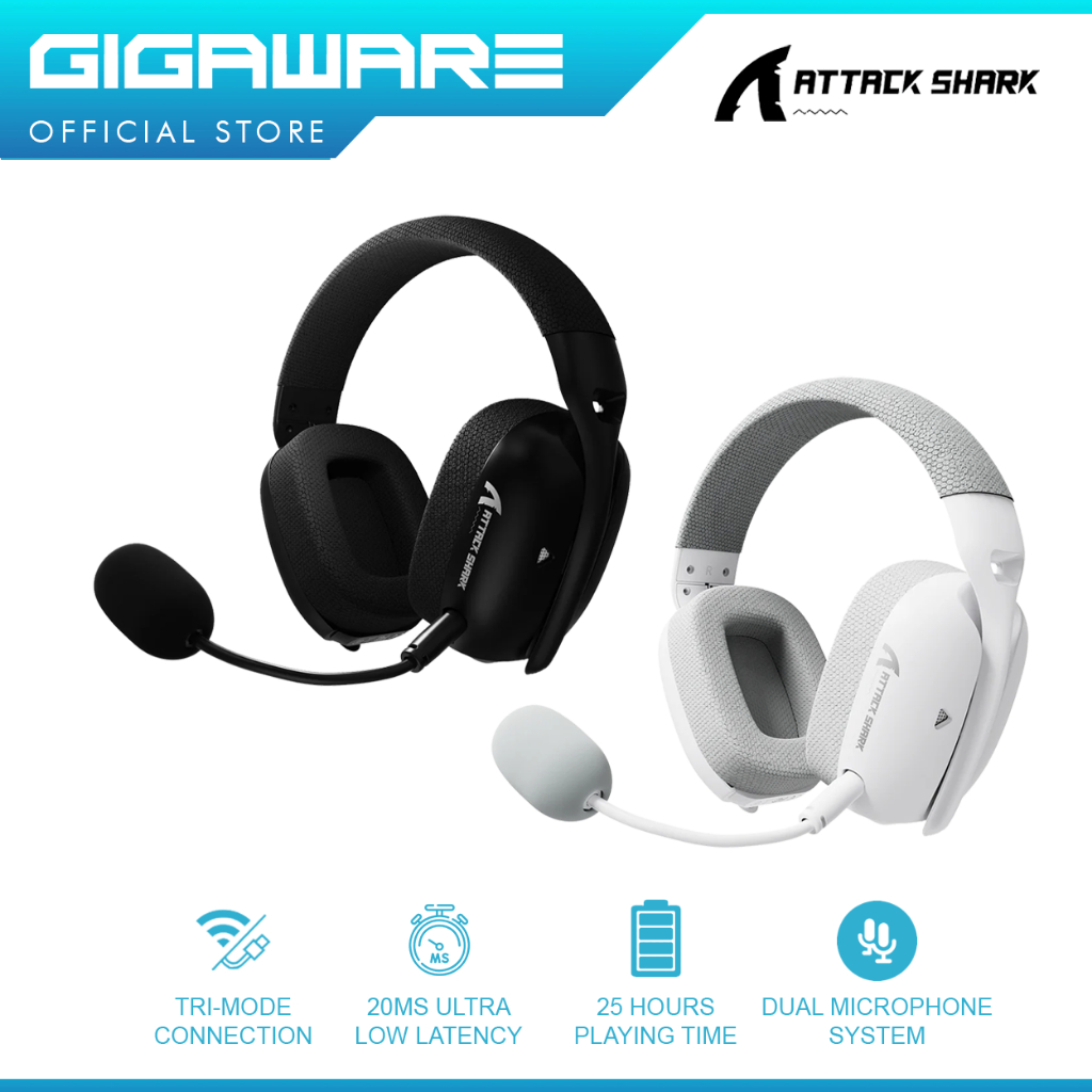 Attack Shark L80 PRO Tri-Mode Wireless Dual Microphone Lightweight Low ...