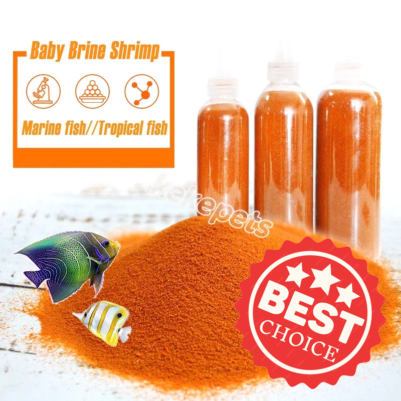 50/100g bottle Baby Brine Shrimp BBS Decapsulated (Ready to Feed, No ...