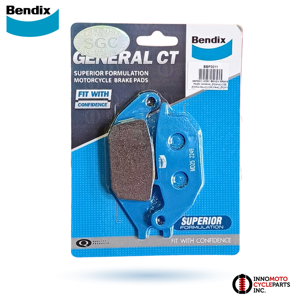 Bendix Brake Pads MD51 for Mio i 125, Aerox155, NMAX, Sniper150 ...