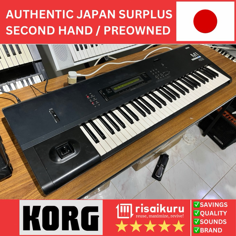 Korg M1 Music Workstation Synthesizer Piano Keyboardo 61 Keys 16 Voice ...