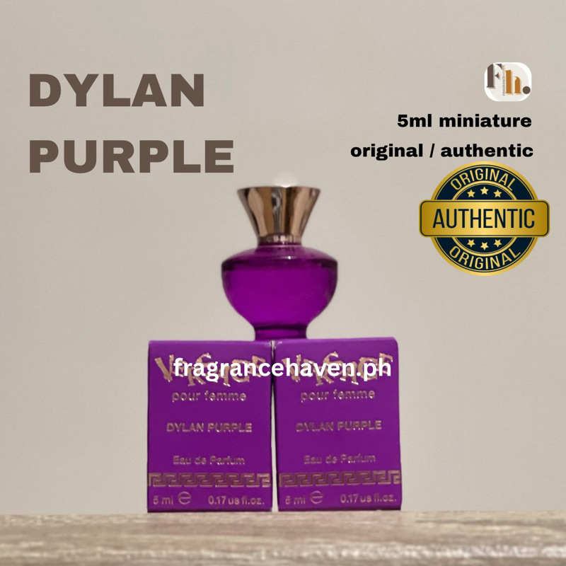 Vrsce Dylan Purple 5ml miniature with box (dab, not spray) | Shopee ...