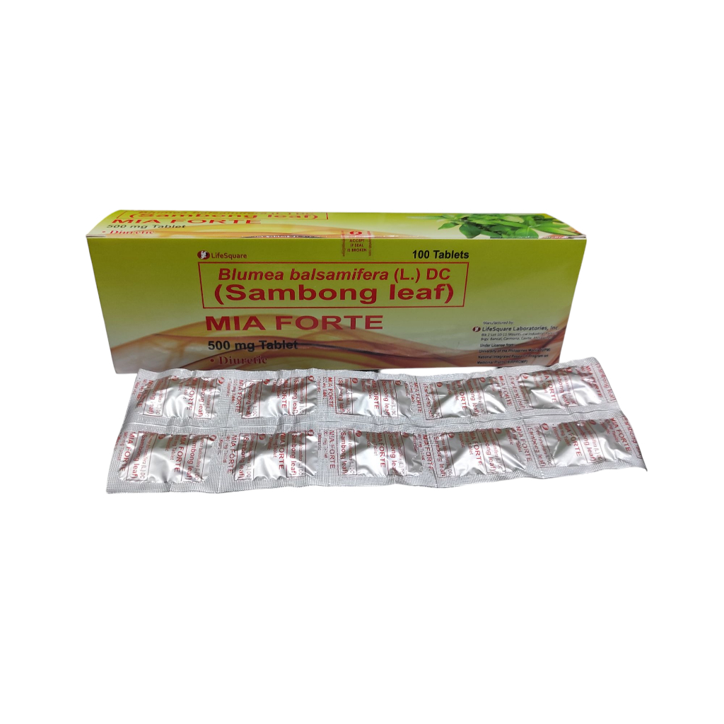 Sambong Leaf 100 Tablets MIA FORTE | Shopee Philippines