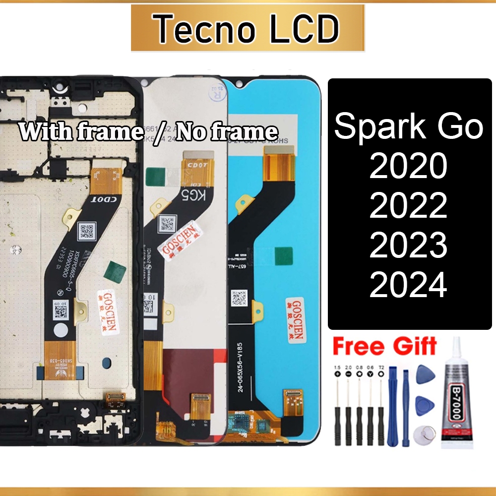 UMI LCD For Tecno Spark Go 2020/2022/2023/2024 + Screen parts + Free screwdriver set + Glue ...