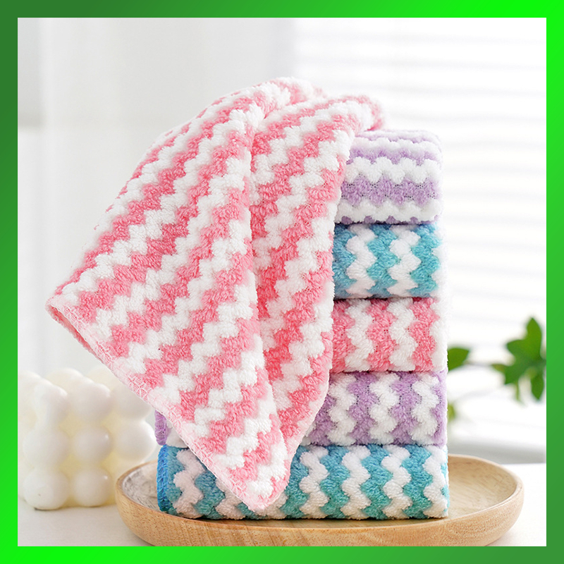 Kitchen rag non-stick oil dishcloth towel can be hung scouring cloth ...