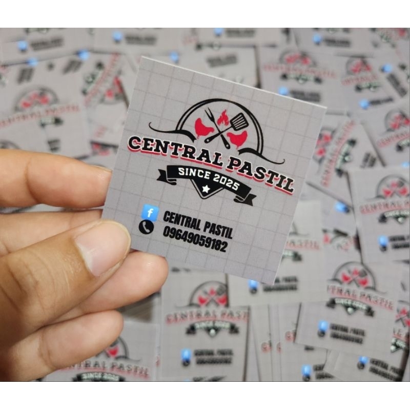 Product Label Stickers Glossy Piso Print Minimum of 200pcs. | Shopee ...