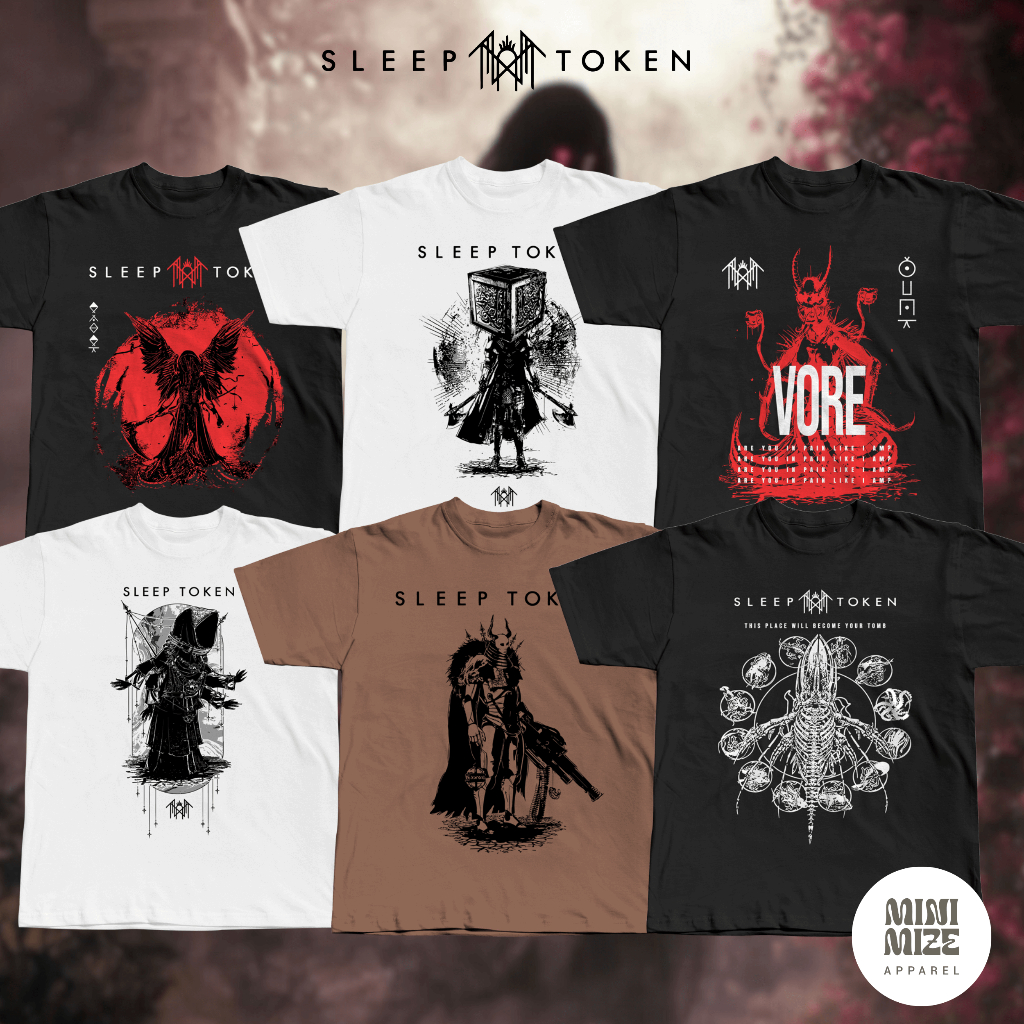 Sleep Token V2 Music Band | Premium Cotton Shirt | Minimize Apparel T ...