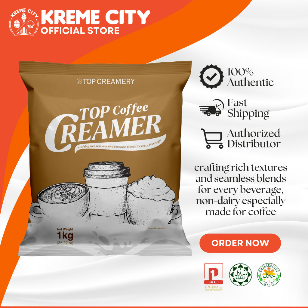 TOP Creamery Top Coffee Creamer Powder 1kg | Shopee Philippines