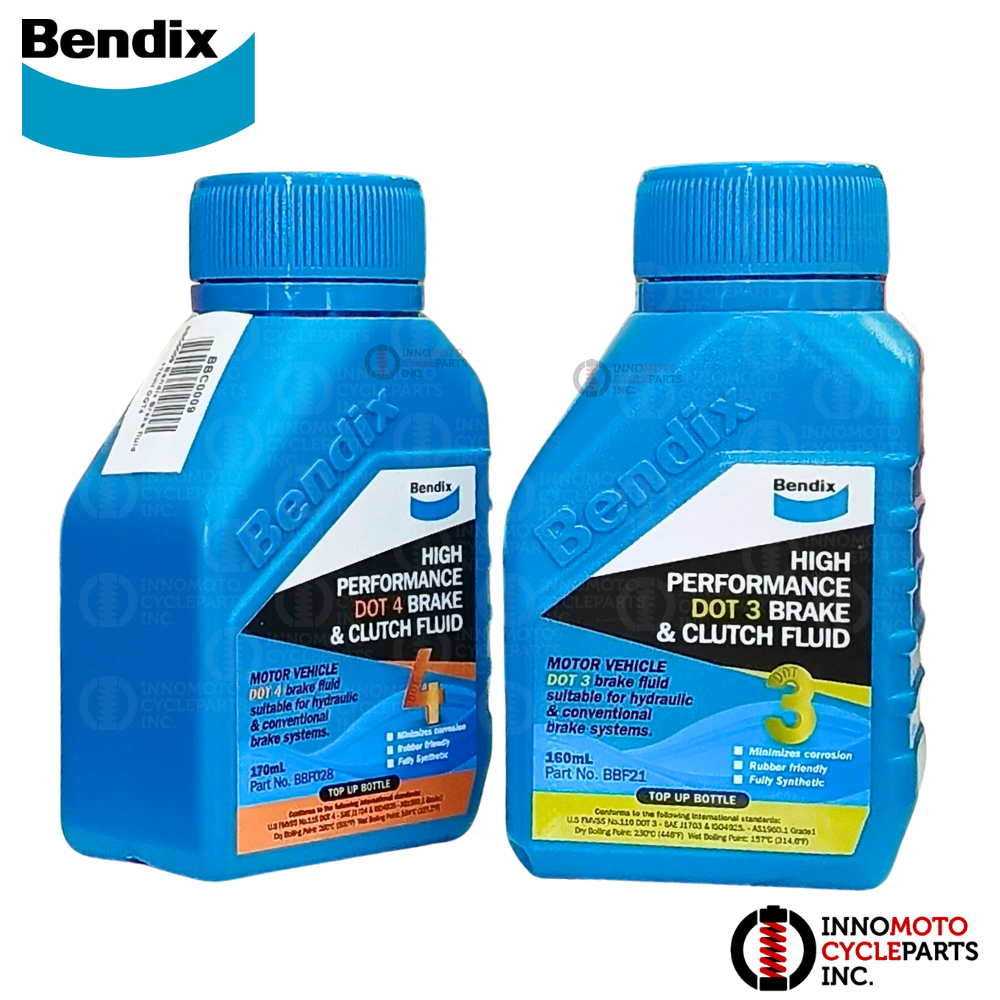 Bendix Brake Fluid Dot3 or Dot4 / 160ml - 300ml - 170ml | Shopee ...