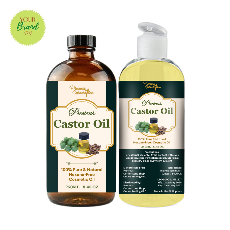 CASTOR OIL 250ml Hexane-Free and Cold-Pressed Organic | Natural | Pure ...