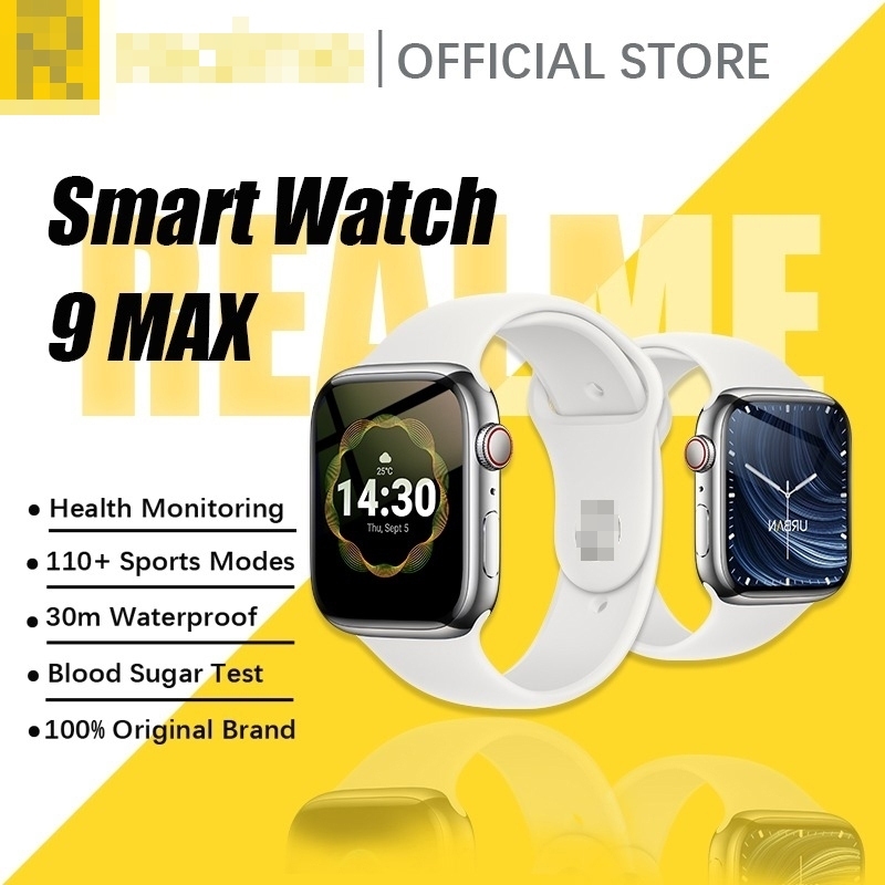 Reaime Smart Watch S9 MAX 2.19inch HD Screen For Men Women Waterproof ...