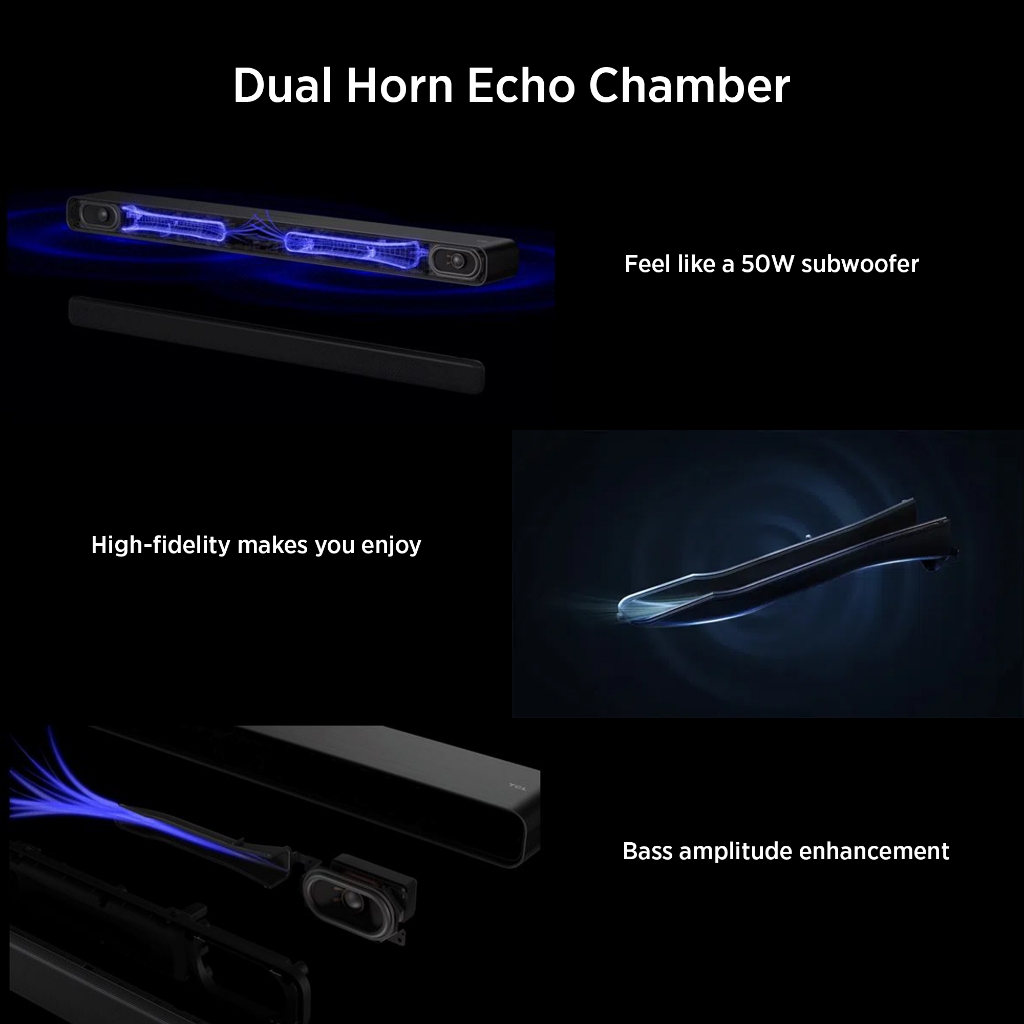 TCL TV S45H Wireless Pro All-in-One 2.0 channel Soundbar Speaker System ...