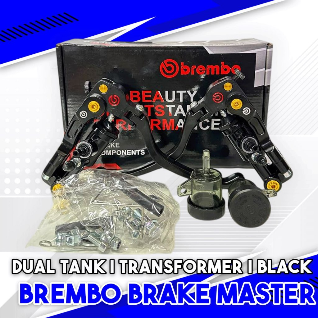 BREMBO BRAKE MASTER TRANSFOMER DUAL TANK | Shopee Philippines