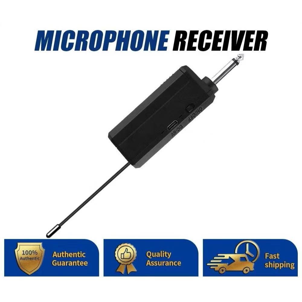 HTM Portable Audio Receiver Plug and play Microphone Wireless Receiver ...