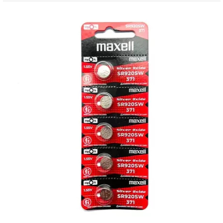 SR920SW 371 maxell original battery 1.55v Coin cell watch Battery ...