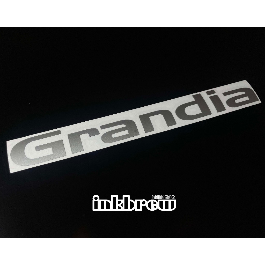 Grandia Sticker for H200 Toyota Hiace | Shopee Philippines