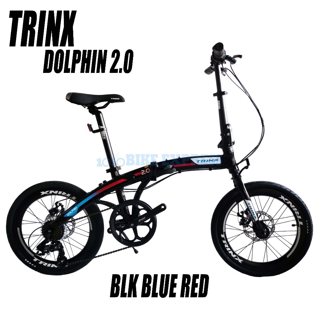 TRINX DOLPHIN 2.0 ALLOY FOLDING BIKE BICYCLE | Shopee Philippines