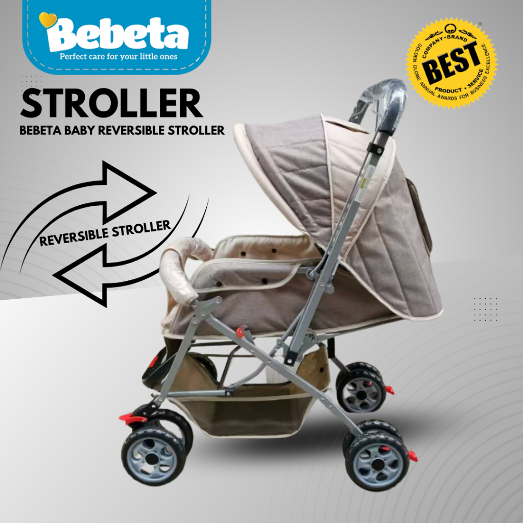 Bebeta Reversible and Foldable Stroller | Shopee Philippines