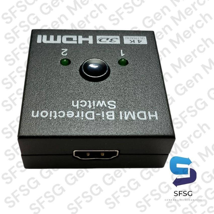 HDMI Bi-Direction Switch HDTV 2.0 4K 60HZ Splitter Switcher 1x2 2x1 ...