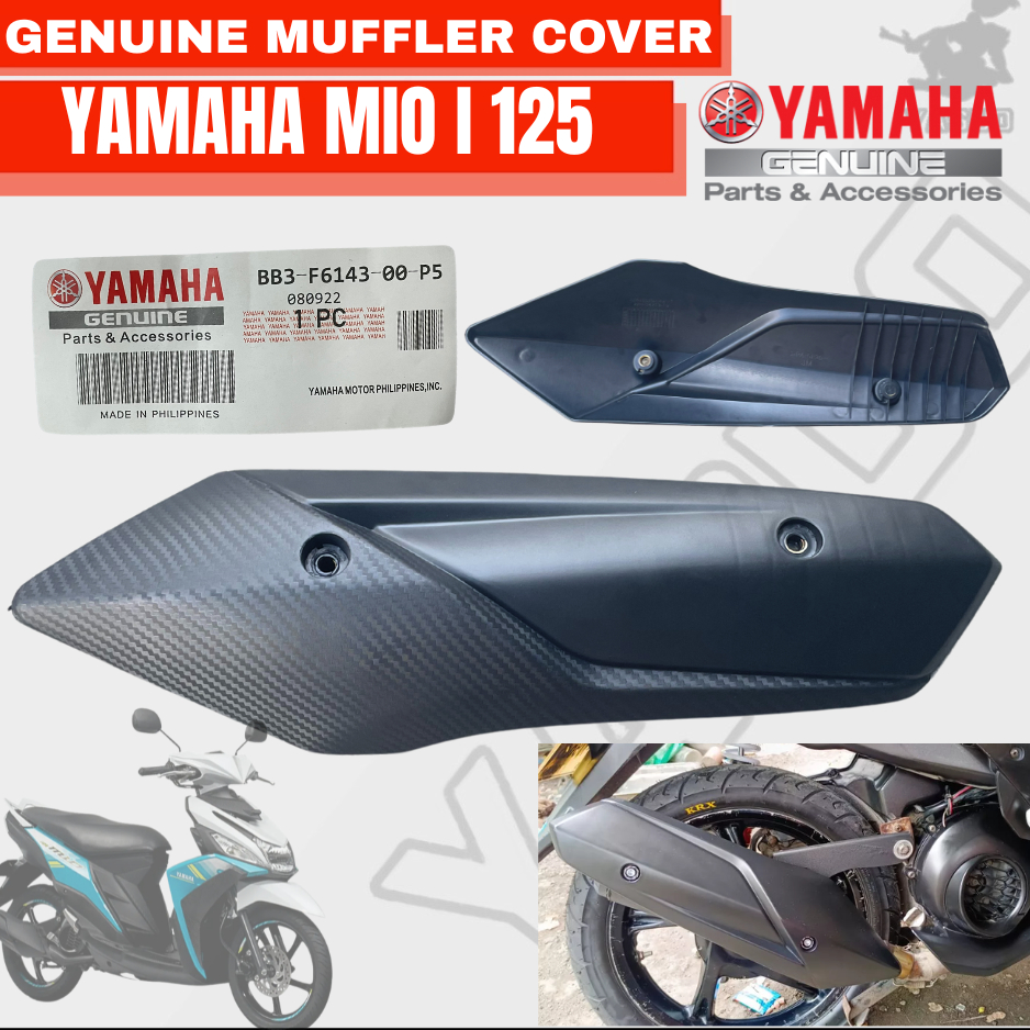 YASUO YAMAHA Mio i 125 MUFFLER COVER HIGH QUALITY COVER | Shopee ...
