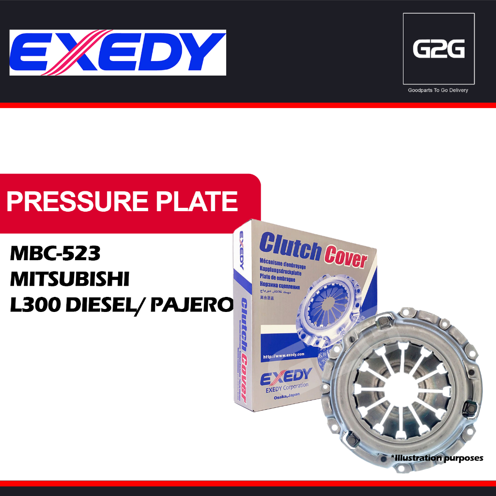 Pressure Plate MBC-523 Mitsubishi L300 Diesel / Pajero | Shopee Philippines