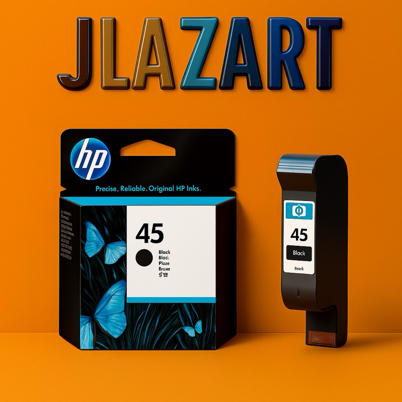 HP ink 45 (Black) Original Ink Cartridge (51645A) HP DESKJET HP ...