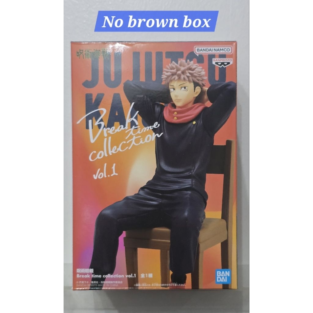 JJK Jujutsu Kaisen Break Time Collection Yuji Itadori (MIB) | Shopee ...