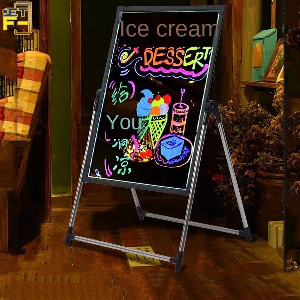 LED billboards LED Sign Neon Lights Handwritten billboards Hang ...