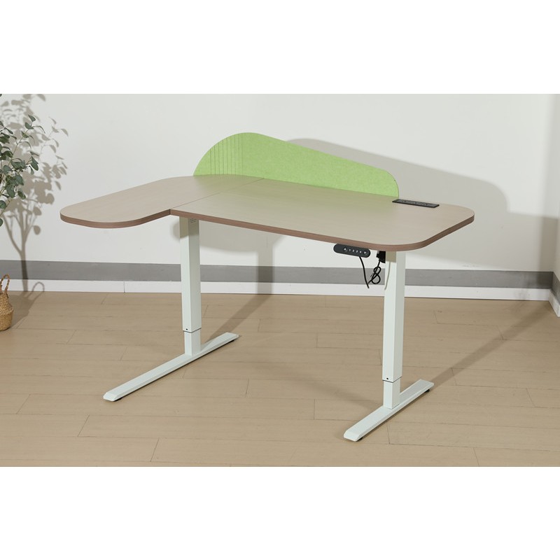BilBil 59 inches 150cm Electric Standind Desk L Shape Height Adjustable ...