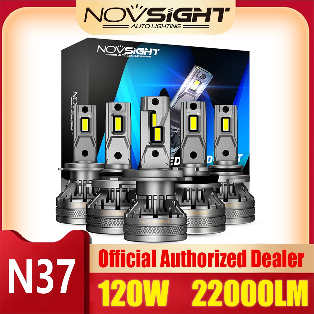 Novsight Ready Stock N37 Car Headlight Led H4 H7 H11 HB3 HB4 120W ...