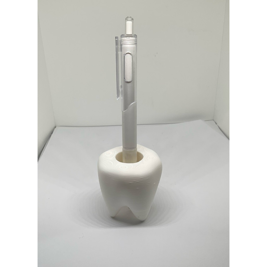 3D Printed Tooth Holder – Pen & Toothbrush Stand | Dental-Inspired Desk ...