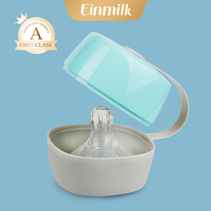 Einmilk Portable Pacifier Box Travel Dust Cover Teether Storage Case ...