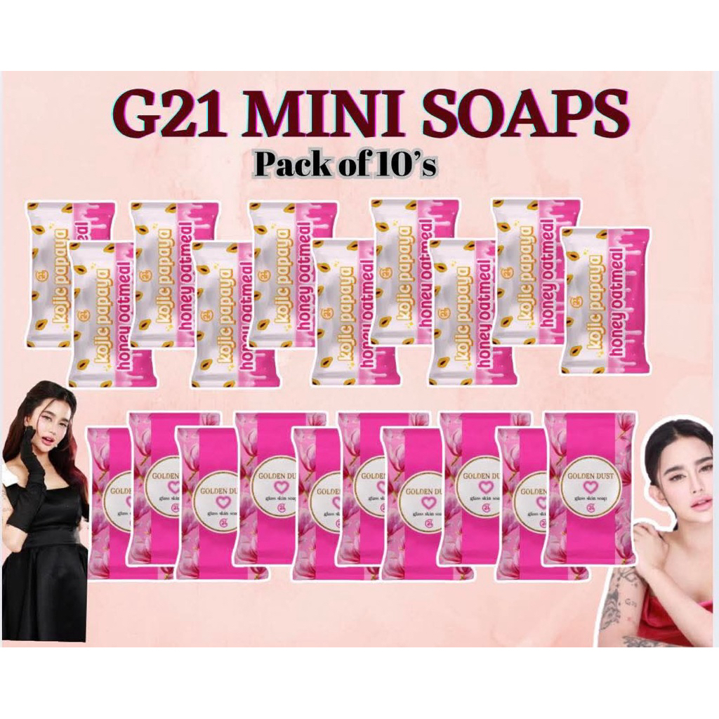 G21 MINI SOAP in 10pcs/SET | Shopee Philippines