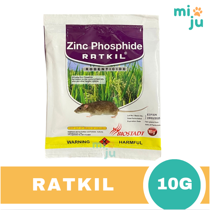 Zinc Phosphide Ratkill 10g - Kills Rat / Mouse/ Daga | Shopee Philippines