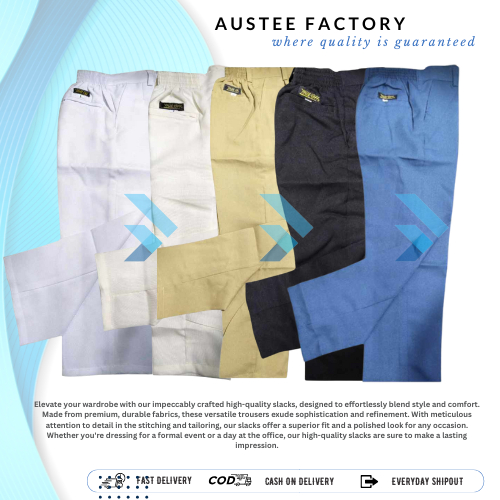 Austee Premium Back Garterized Slacks for Kids Available with Different ...