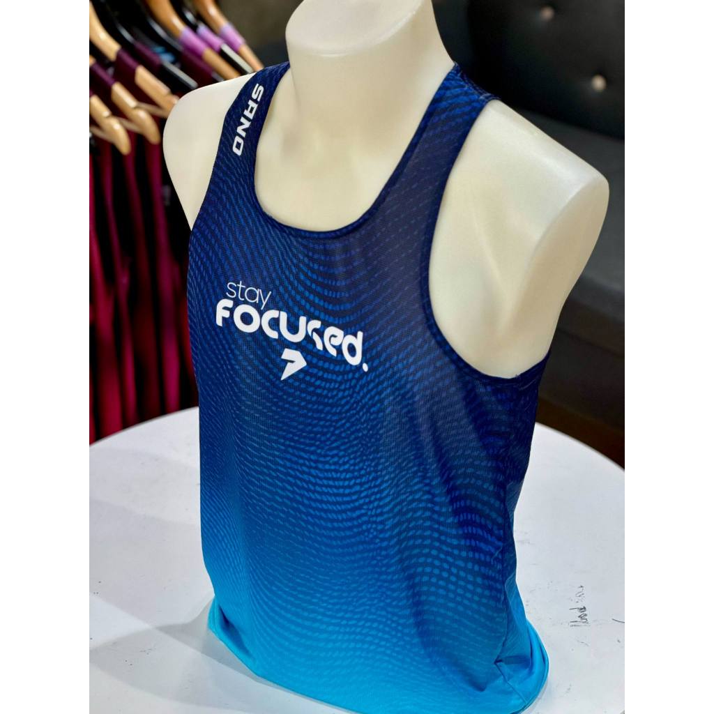 Sano Athletics Stay Focused | Oceanic Drift | Running Singlet | Shopee ...
