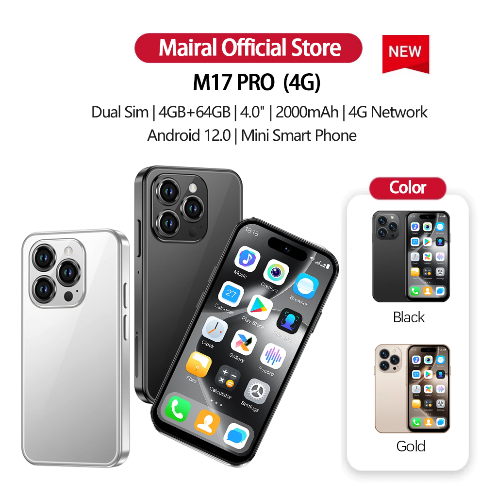 2025 New SOYES M17 Pro 4G Smart Mini Phone Android 12.0 4GB+64GB 4inch ...