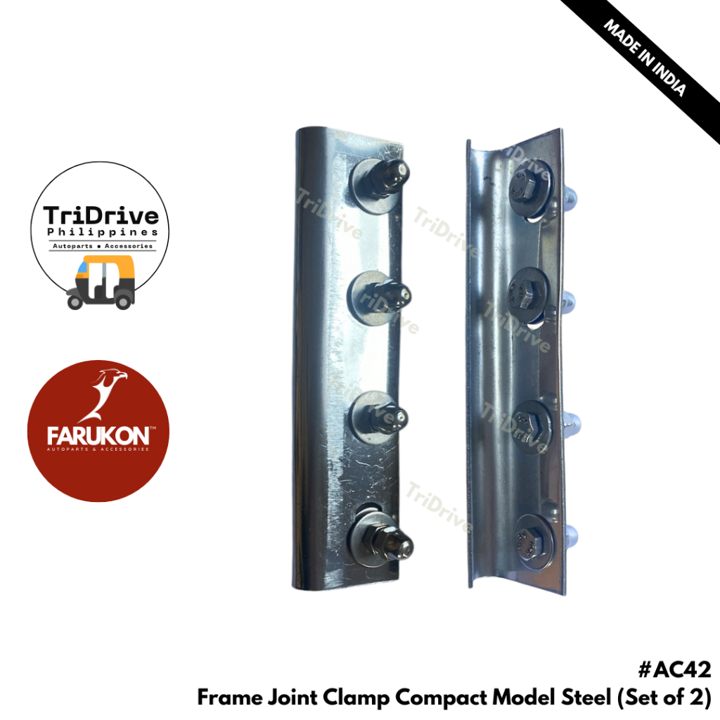 Bajaj RE Frame Joint Clamp Stainless Steel (SET of 2pcs.) | Shopee ...
