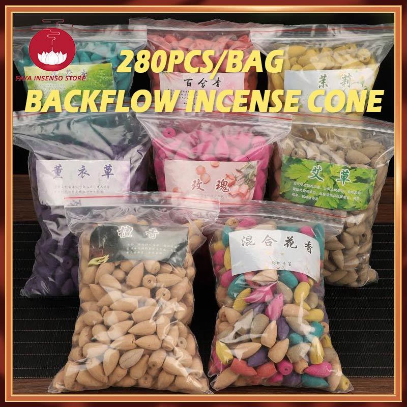 280pcs Backflow Incense Cones Sandalwood Incense For Bad Spirit ...